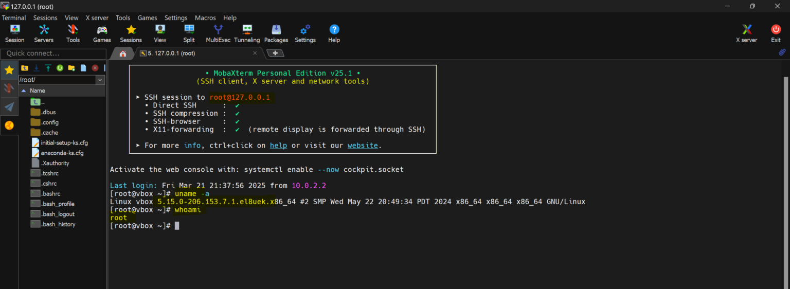 How to Access Your Virtual Machine on VirtualBox Using MobaXterm