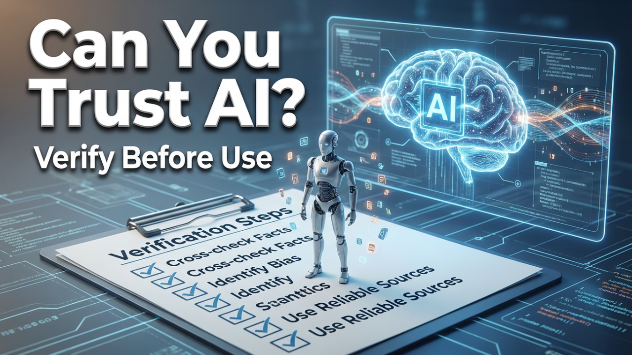 Should You Trust AI Answers? When to Verify and When to Use